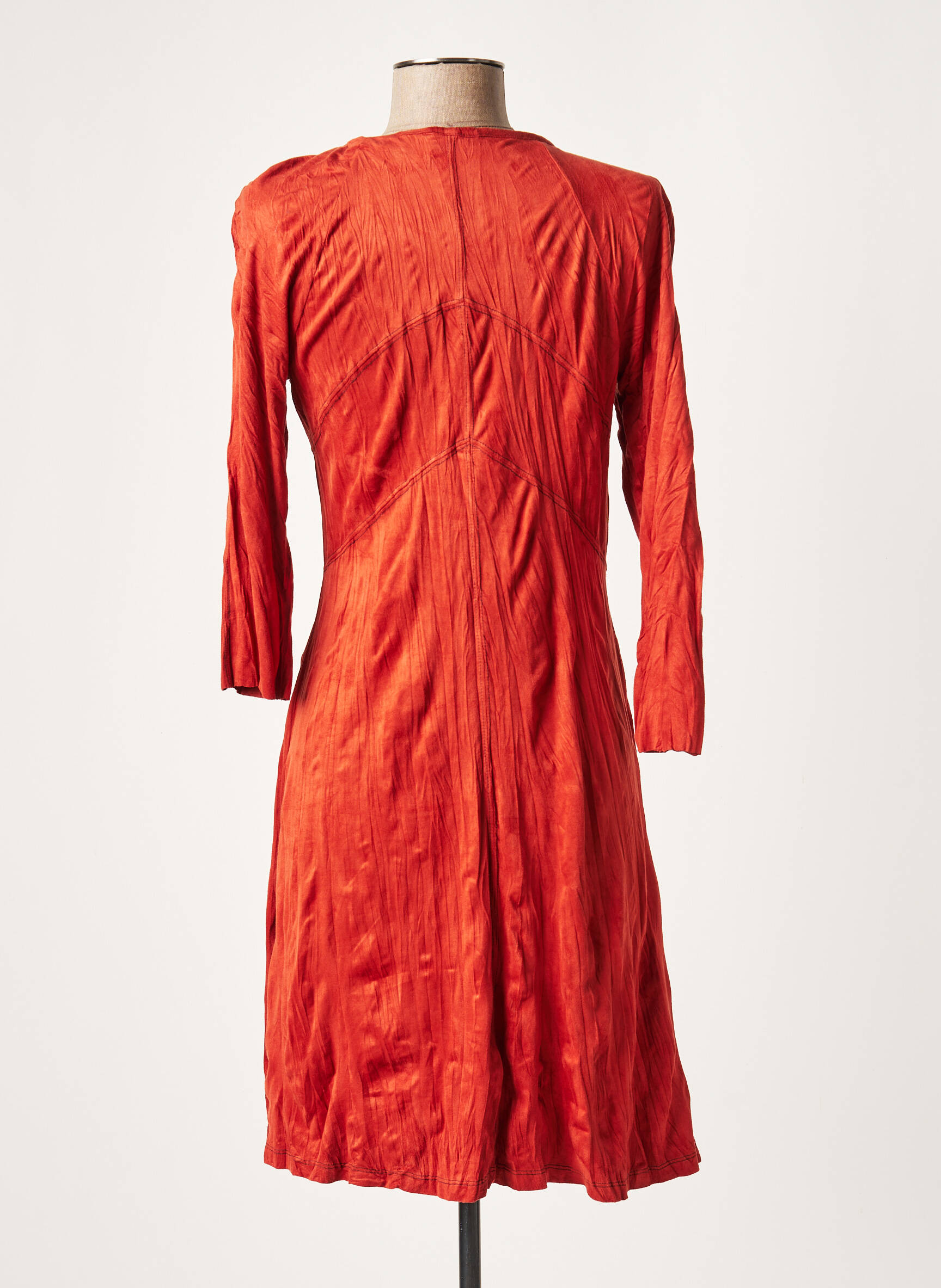 Lauren Vidal Robes Mi Longues Femme De Couleur Orange 1983230-orange - Modz