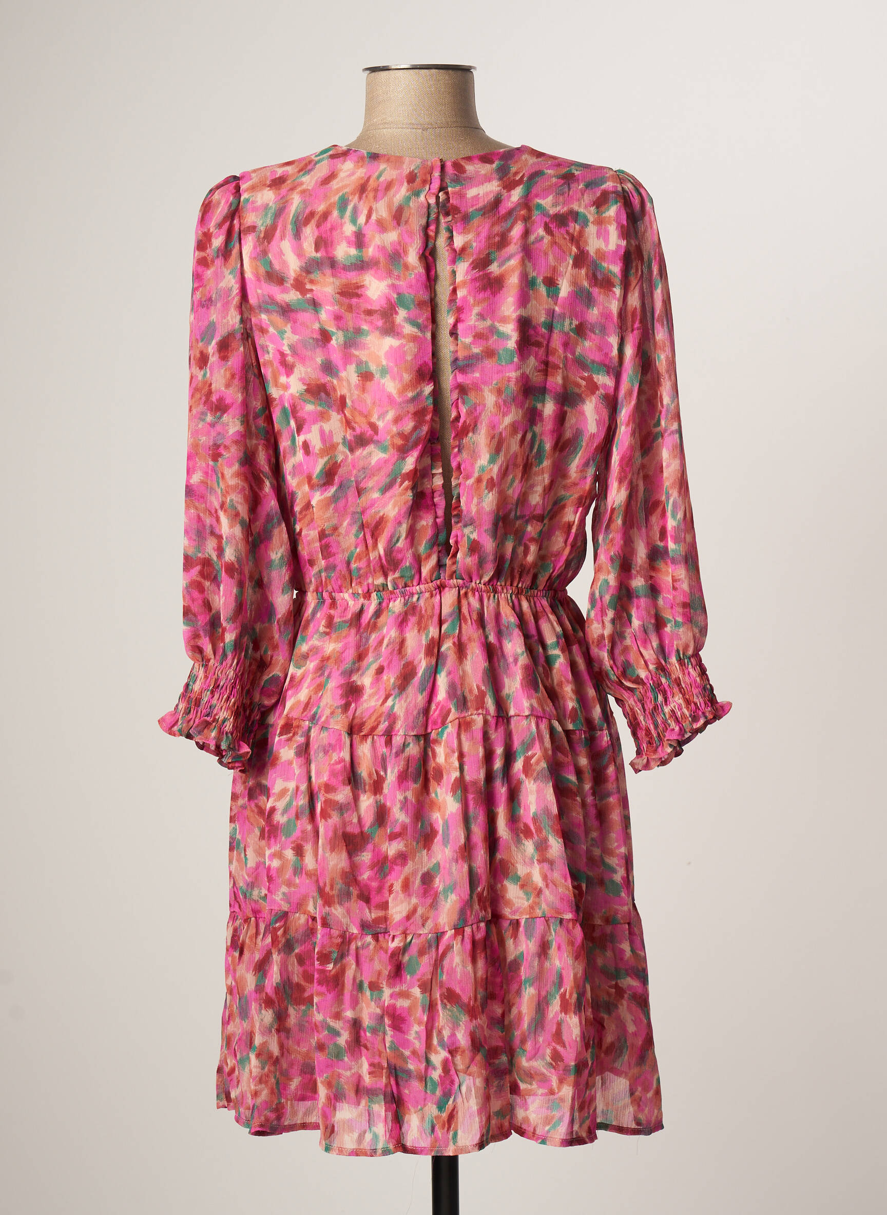 Grace Mila Robes Courtes Femme De Couleur Rose 2052818-rose00 - Modz