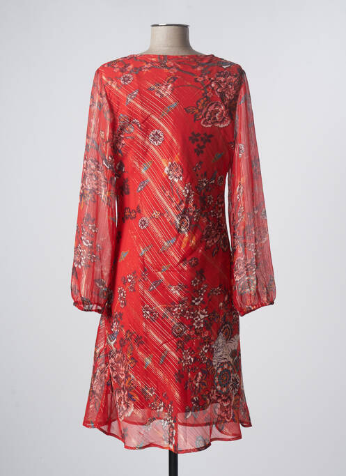 La Fiancee Du Mekong Robes Mi Longues Femme De Couleur Rouge 2286950-rouge0 - Modz