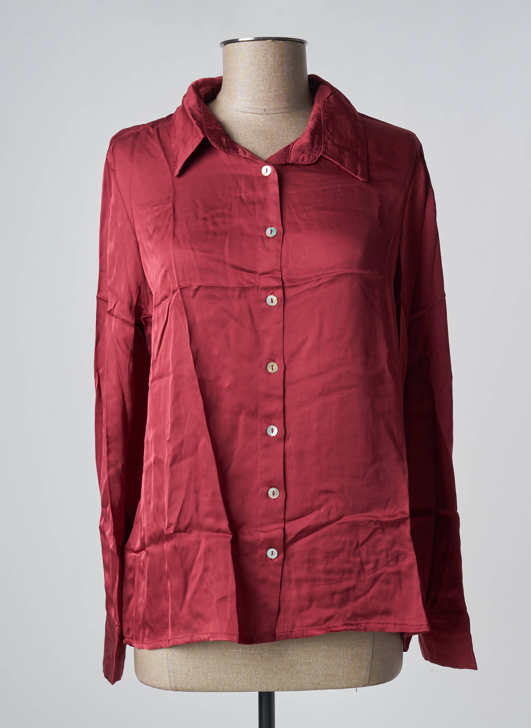 Benoa Chemisiers Femme De Couleur Rouge 2330320-rouge0 - Modz