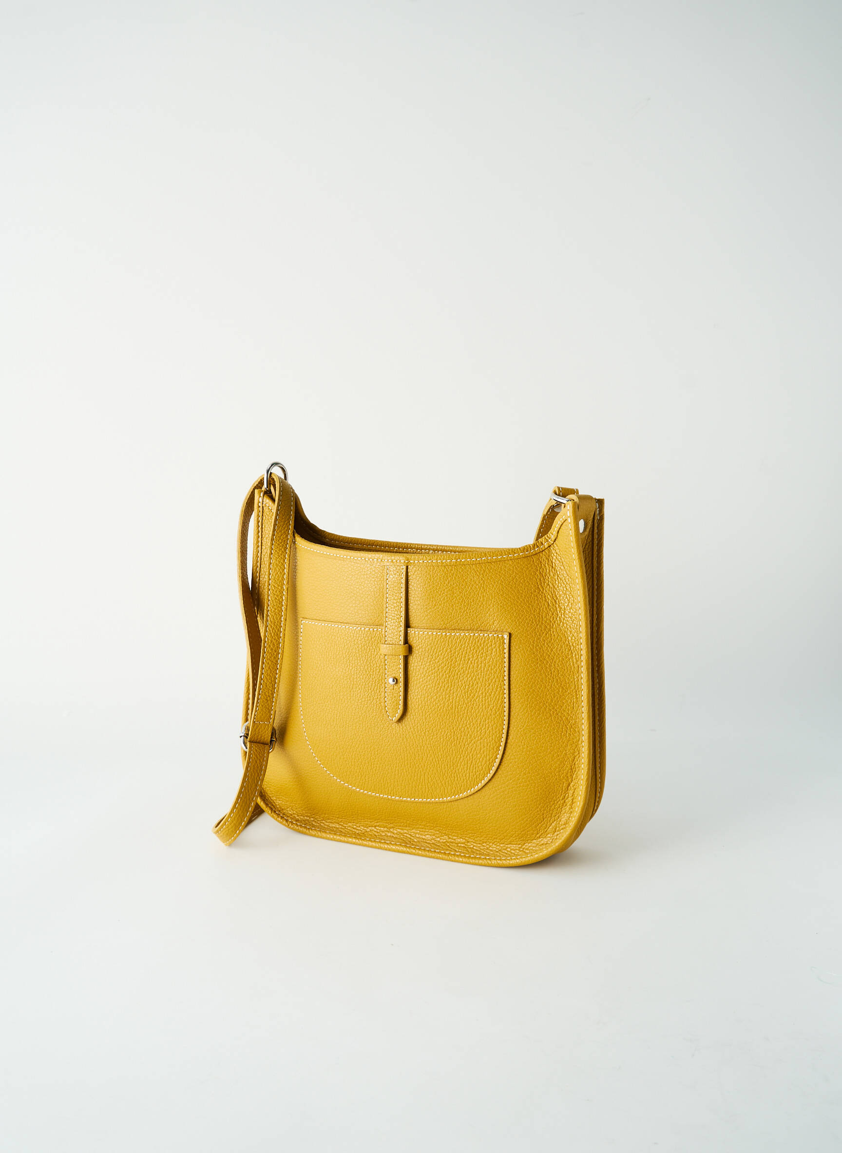 Sac Cuir Grainé Jaune Pop In Femme - 2521454-jaune0 | Modz