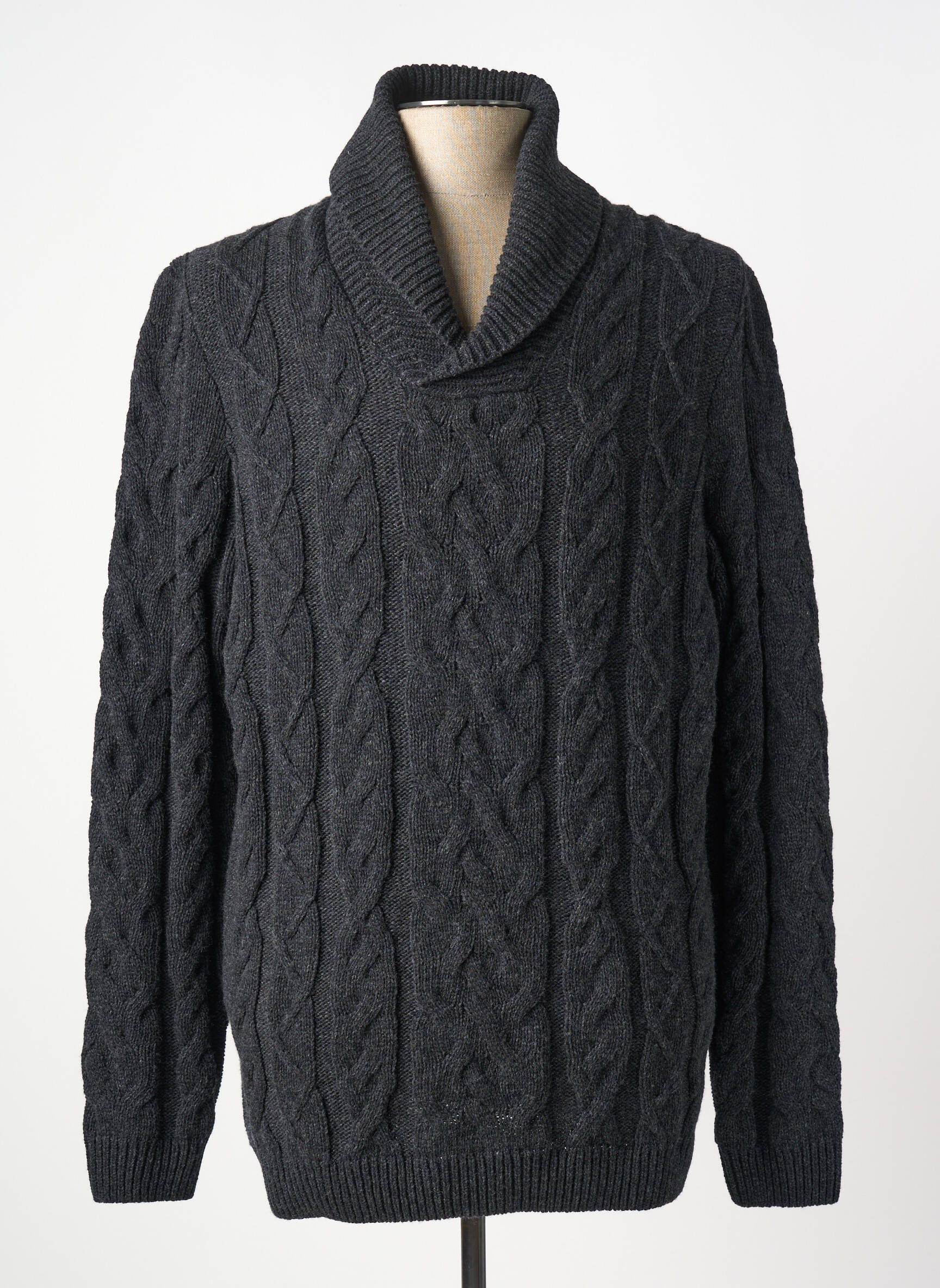 pull hugo boss pas cher Pull Col Col Montant Gris Hugo Boss Homme ...