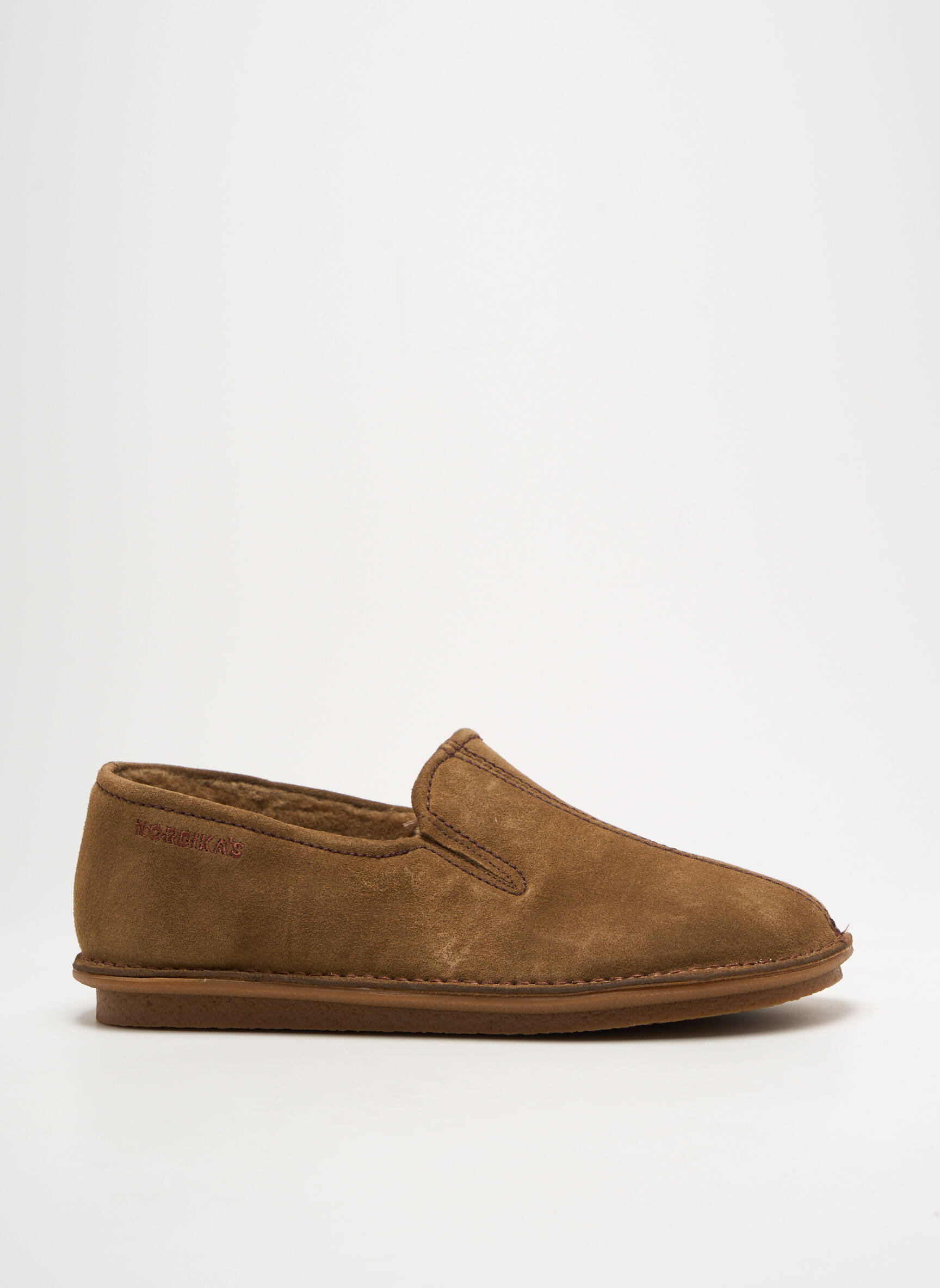 Chaussons/Pantoufles Nubuck Marron Nordikas Homme - 2586300-marron | Modz
