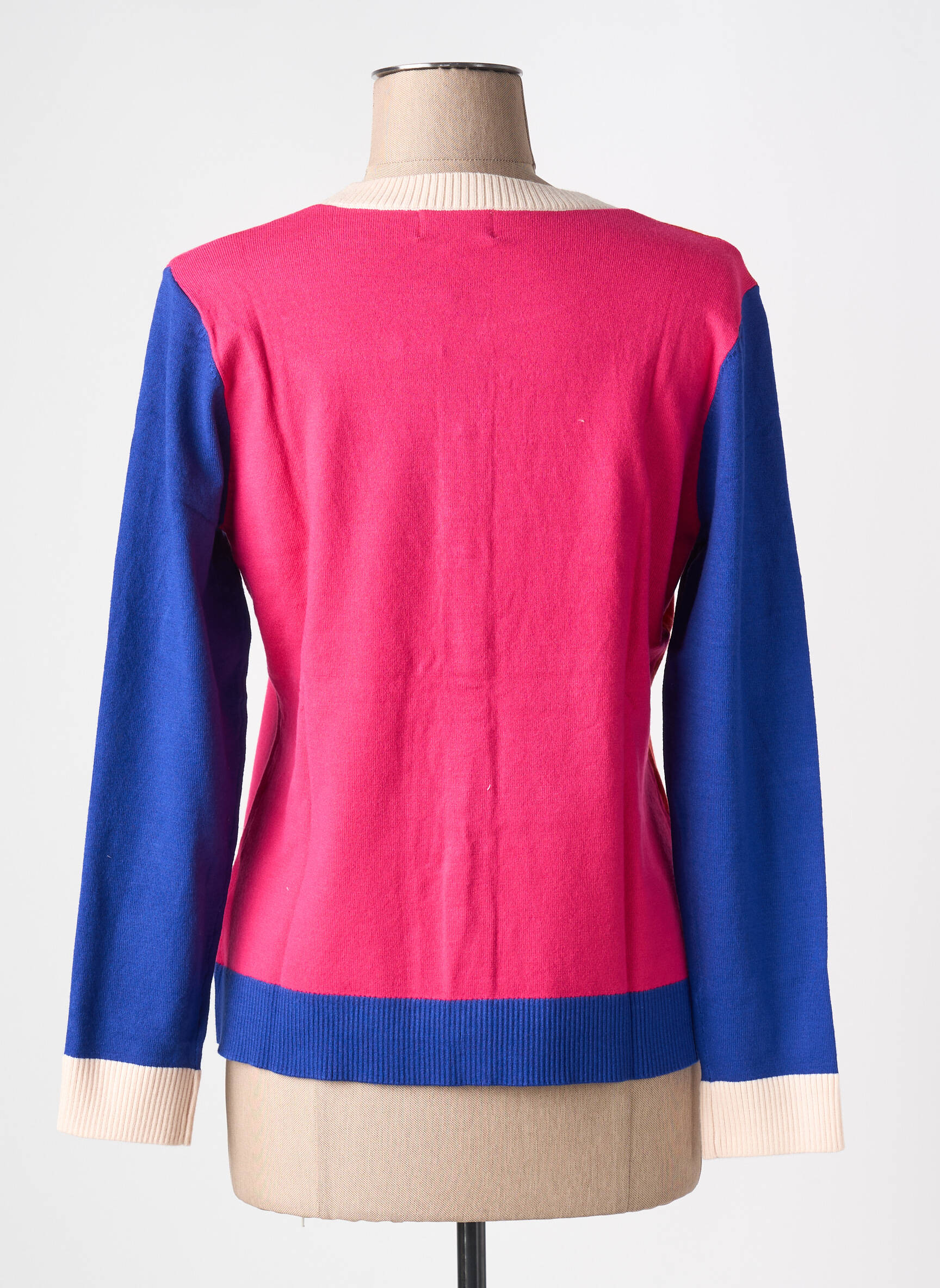 Gilet Manches Longues Stretch Rose Chanon Femme - 2663827-rose00 | Modz