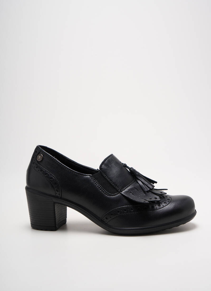 Mocassins Tissage Satiné Noir Emilie Karston Femme - 2820018-noir00 | Modz