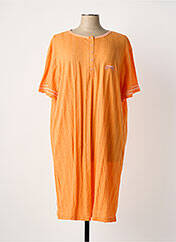 Chemise De Nuit Manches Courtes Orange Massana Femme - 2712470-orange ...