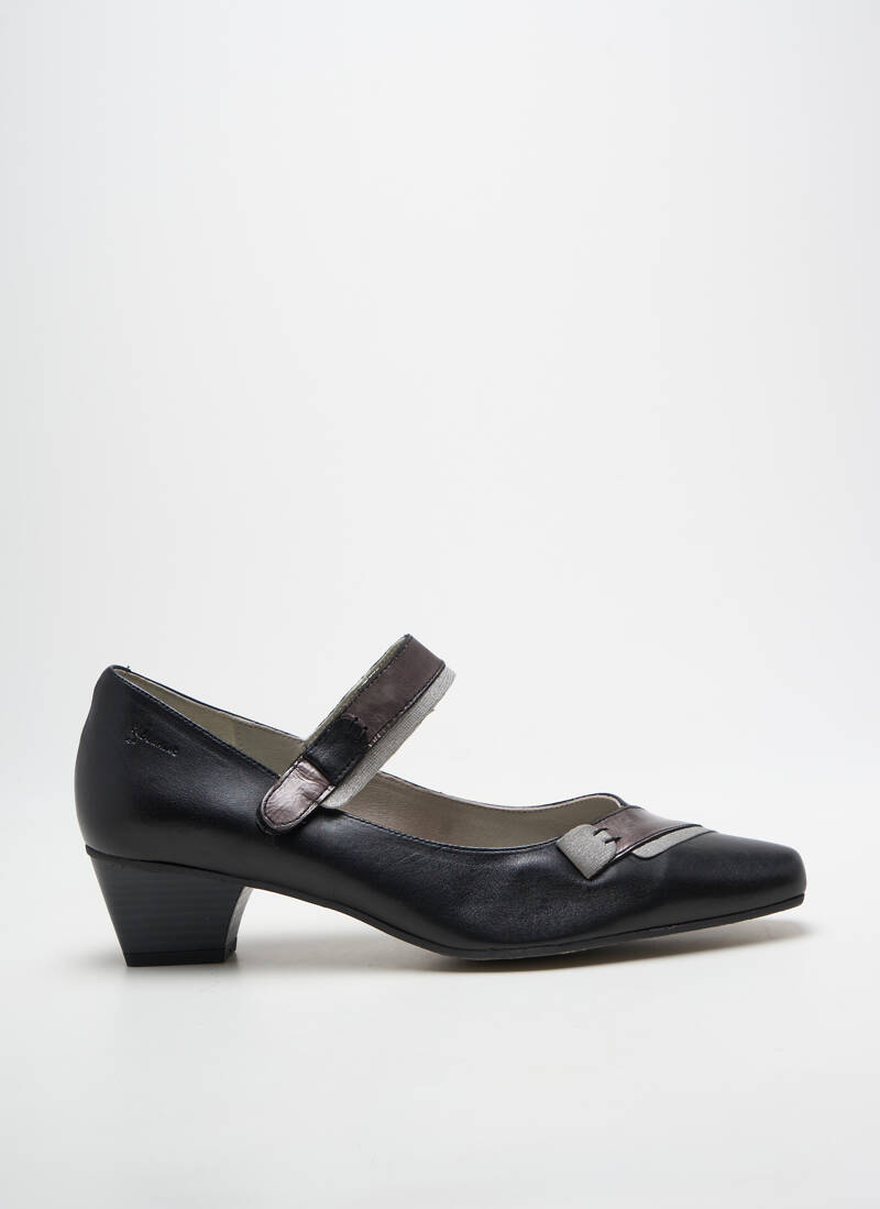 Mocassins Tissage Satiné Noir Emilie Karston Femme - 2820018-noir00 | Modz