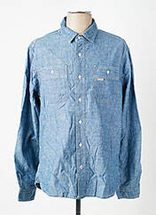 Chemise Manches Longues Poches Poitrine Bleu Iron And Resin Homme ...
