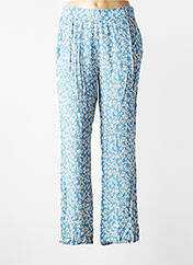 Pantalon Droit Taille Élastique Bleu Pomodoro Femme - 2822070-bleu00 | Modz