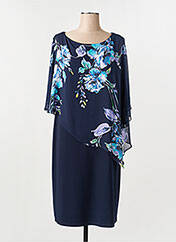Robe Mi-longue Manches 3/4 Bleu Joseph Ribkoff Femme - 2819542-bleu00 ...