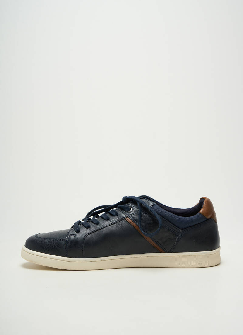 Baskets Tissage Satiné Bleu Redskins Homme - 2821636-bleu00 | Modz